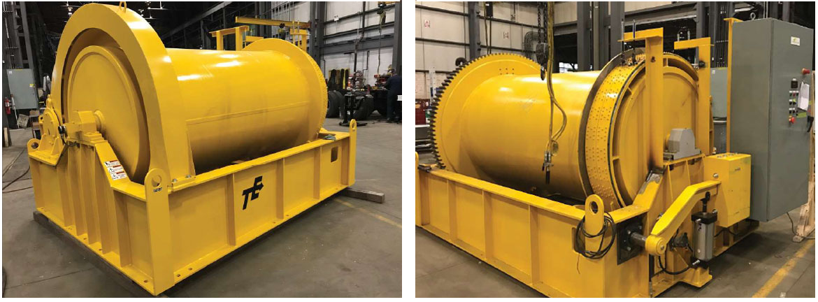 25 to 45 Ton Shaft Sinking Hoists - Timberland Equipment - Engineered solutions for heavy ...